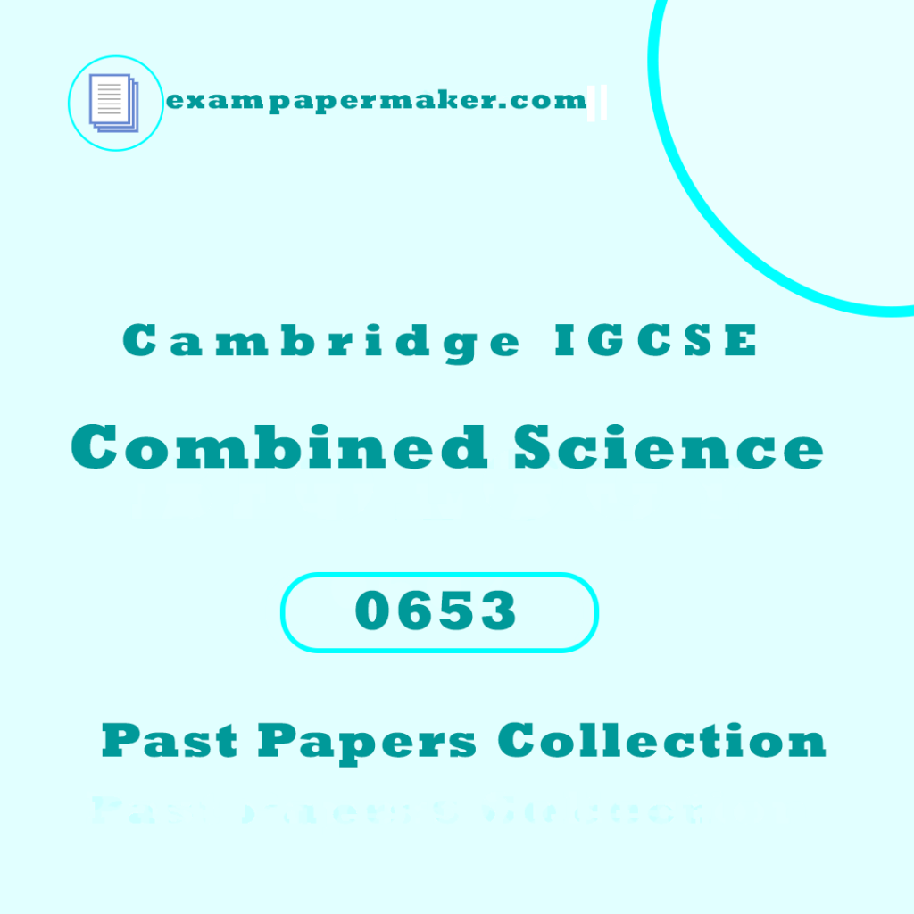 Cambridge IGCSE - Exam Paper Maker
